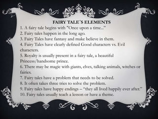 Fairy tales | PPT