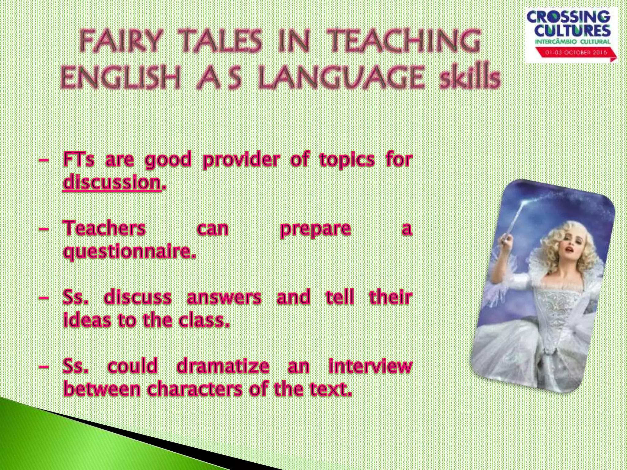 Fairy tales to teach English | PPTX