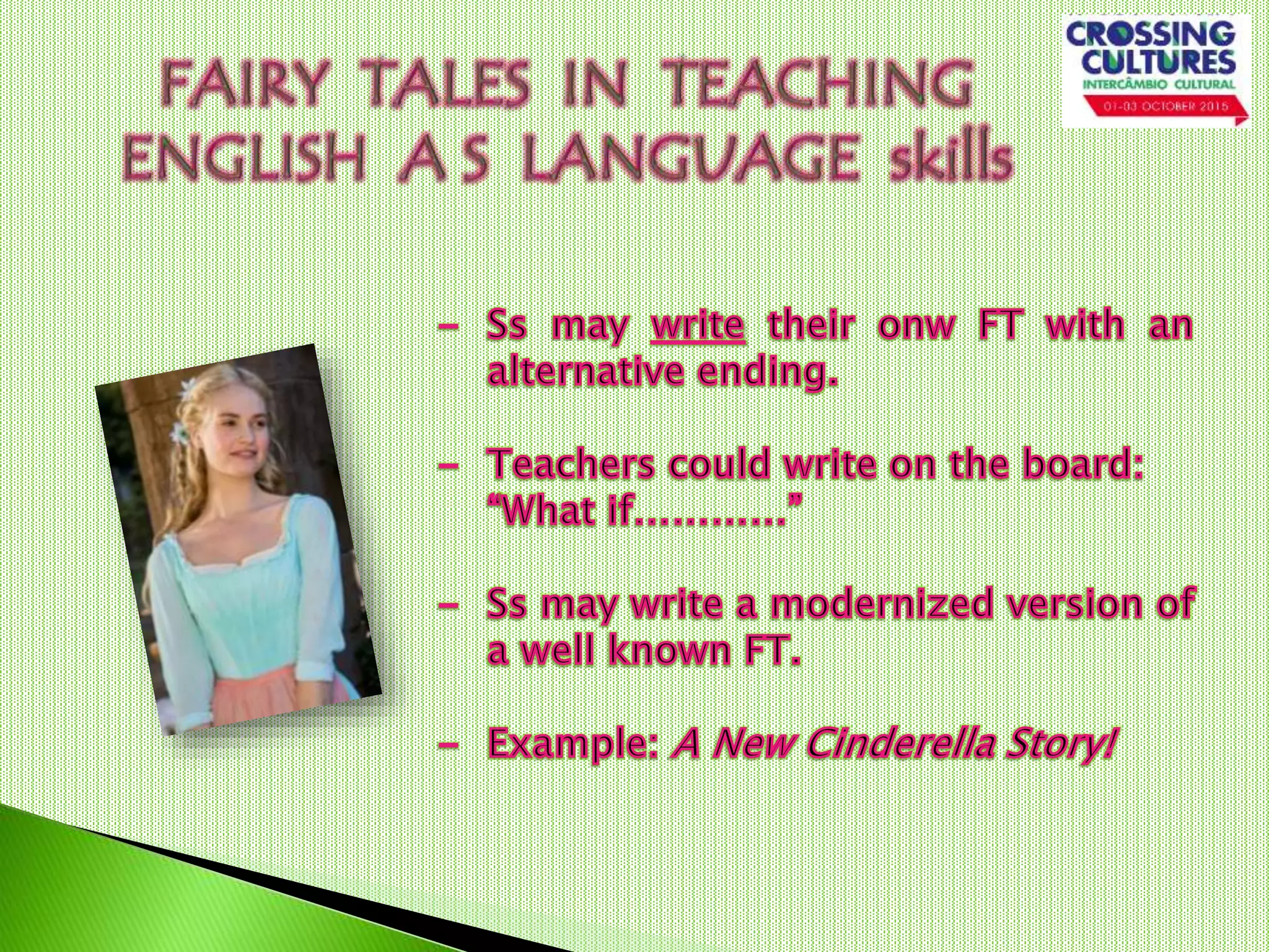 Fairy tales to teach English | PPTX
