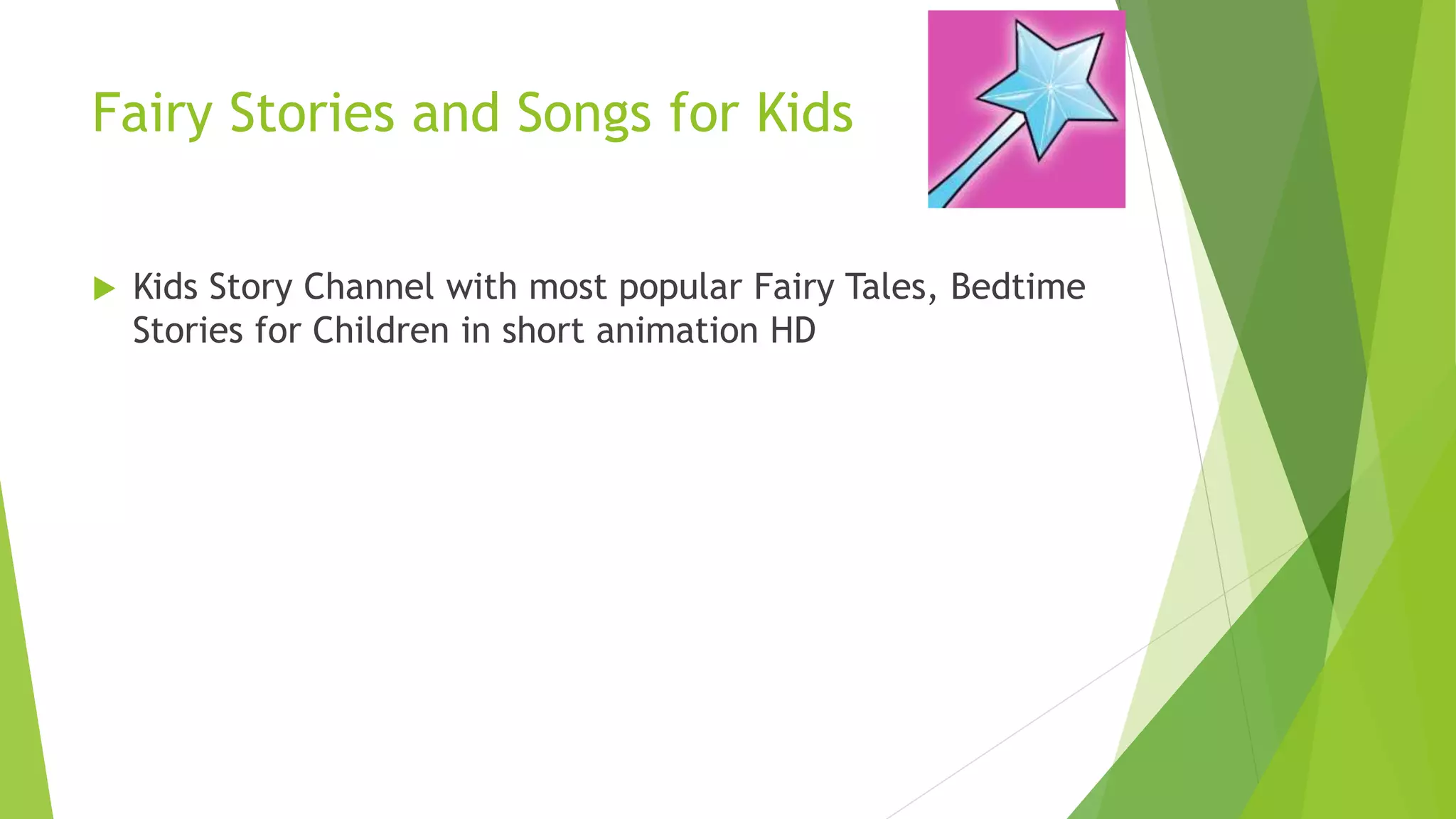 Fairy tale stories for kids | PPTX