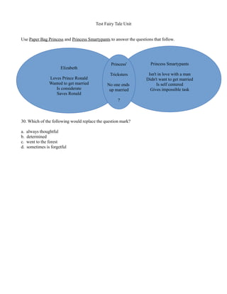 Fairy tale test | PDF | Family and Relationships