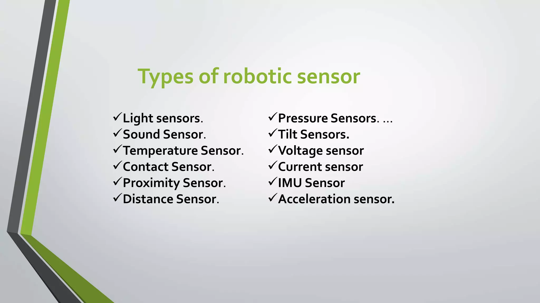 Robotic Sensor | PPTX