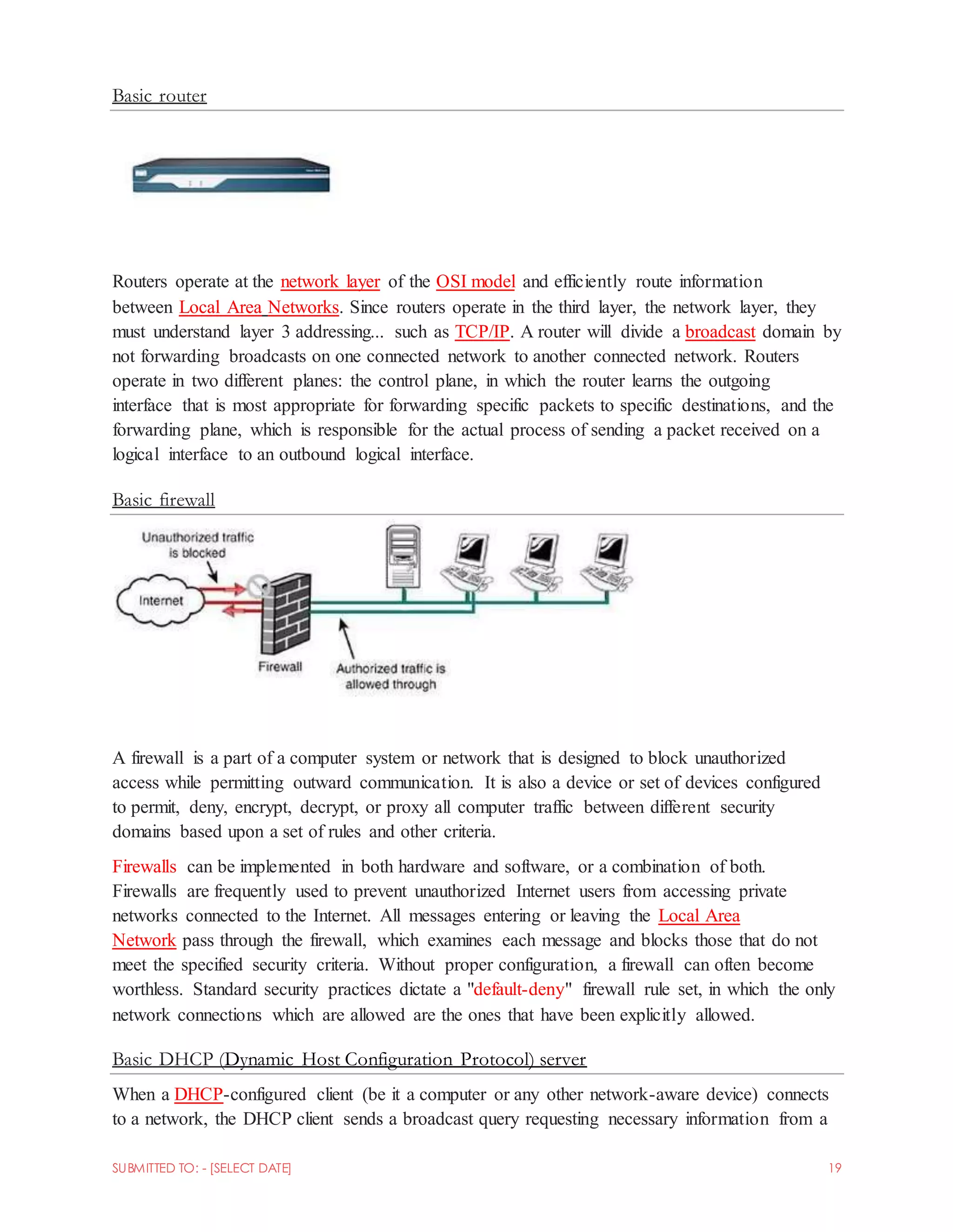 COMUNICATION NETWORK NETWORK TOPOLOGY NETWORK CABLES NETWORK DEVICES | DOCX