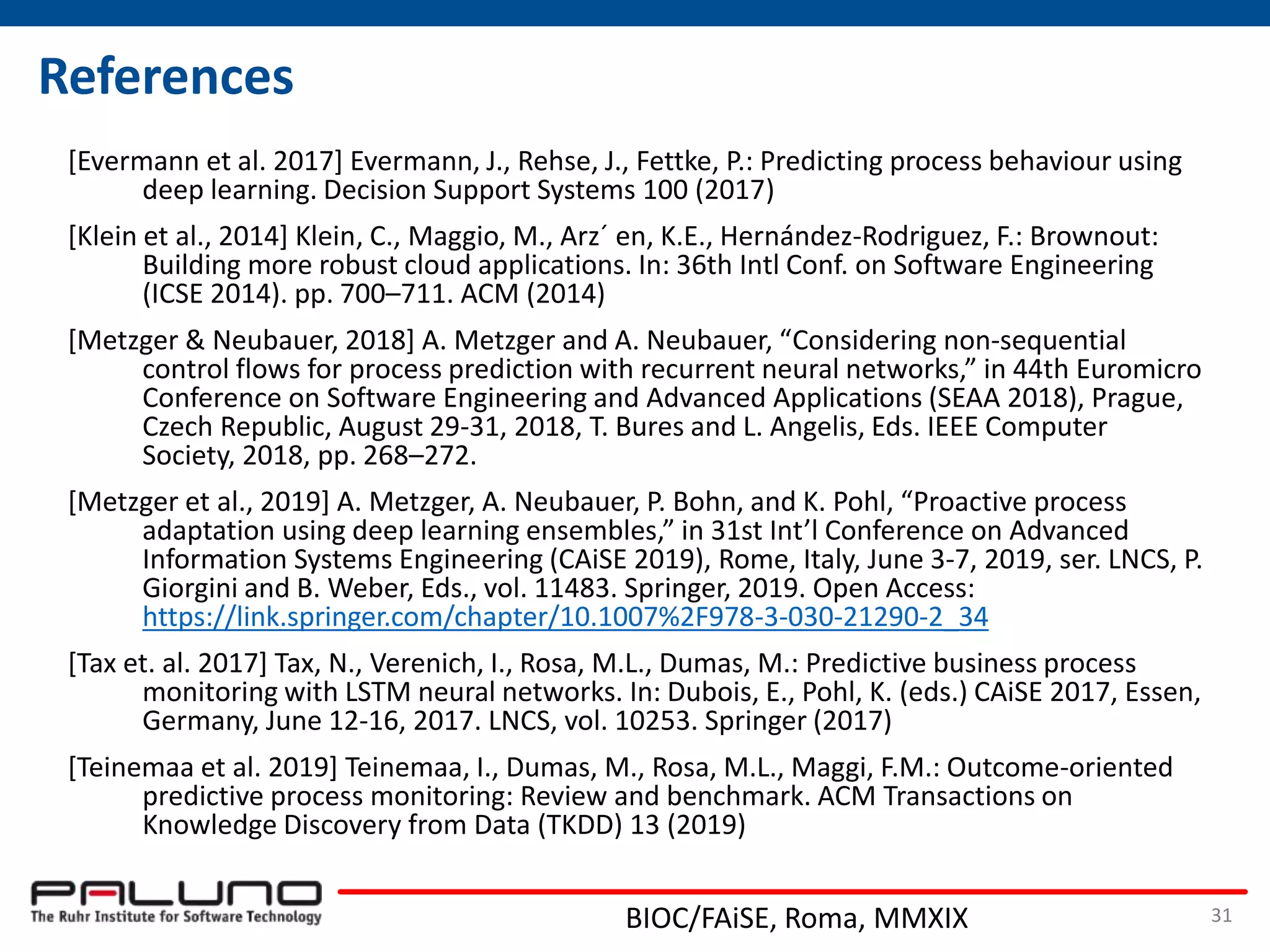 Data-driven AI for Self-adaptive Information Systems | PPTX
