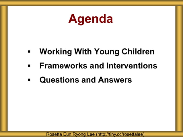 FAIS Early Years Ouch Moments | PPT