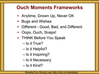FAIS Early Years Ouch Moments | PPT