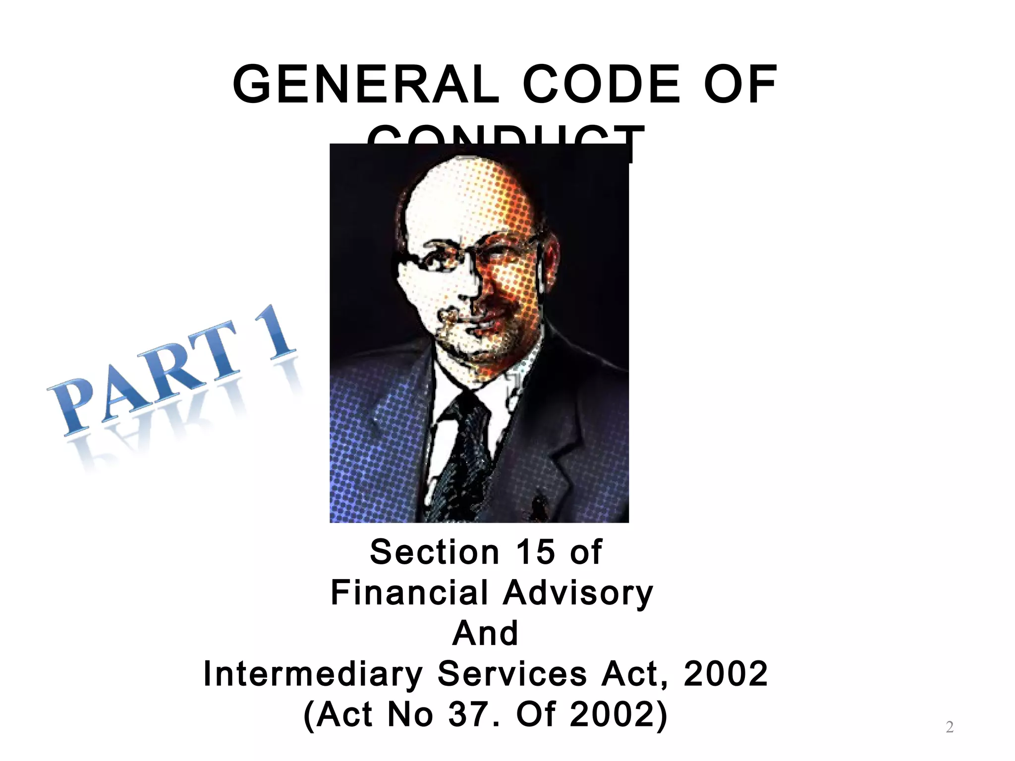 Fais general code of conduct part 1 | PPT | Business | Business and Finance