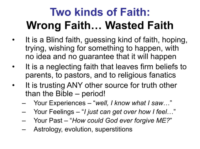 Faith.ppt | Christianity | Religion & Spirituality