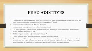 Animal Feeds in livestock nutrition. An introduction | PPTX