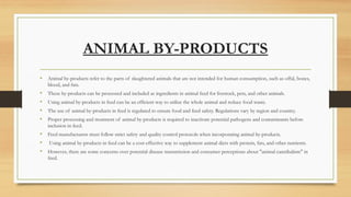 Animal Feeds in livestock nutrition. An introduction | PPTX