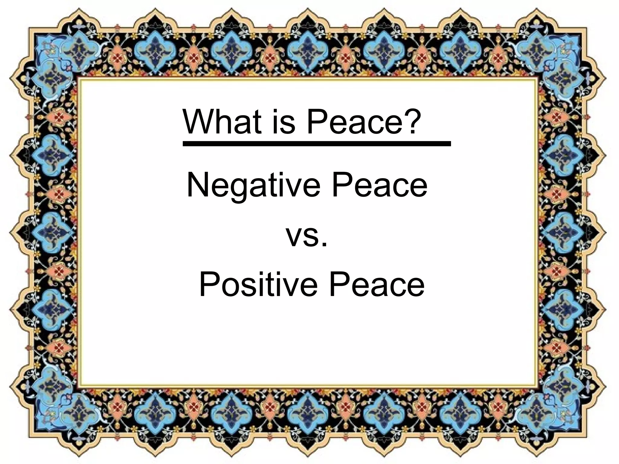 Faith-based Peacebuilding: Slides by Dr. Rashied Omar | PPT