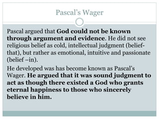Faith and motivation for belief | PDF