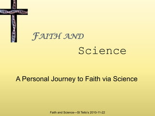 Faith and science | PPTX