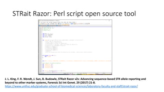 Seth A. Faith - Building a PaaS for Forensic DNA analysis using AWS | PPT