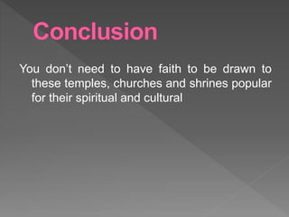 Faith based tourism | PPT