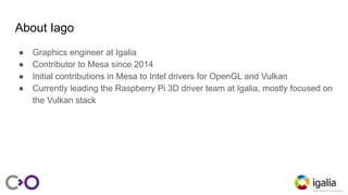 8 Years of Open Drivers, including the State of Vulkan in Mesa | PDF | Operating Systems ...