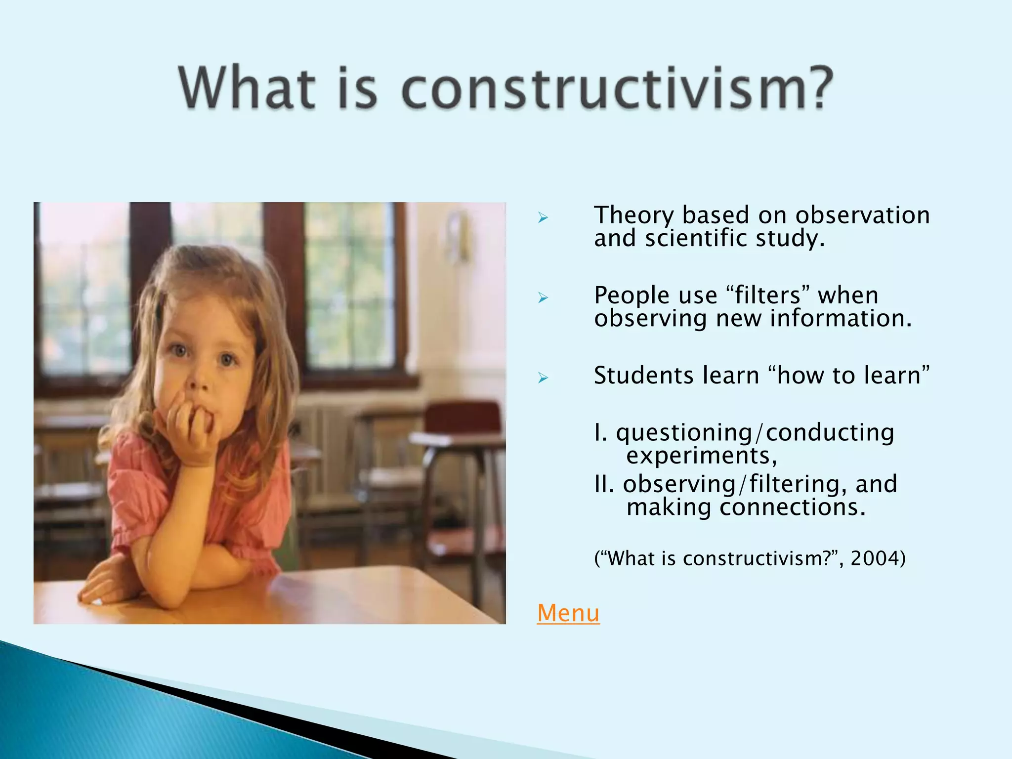 Constructivism Teaching Theory | PPTX
