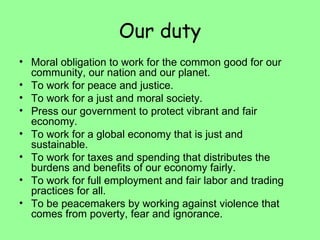Faithful Citizenship | PPT