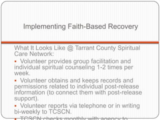Faith imperatives in steps to recovery | PPTX