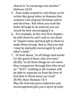 Faith is Encouraging | PDF