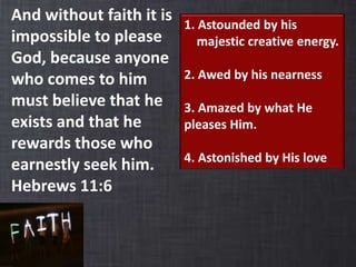 Faith is rewarding | PPTX