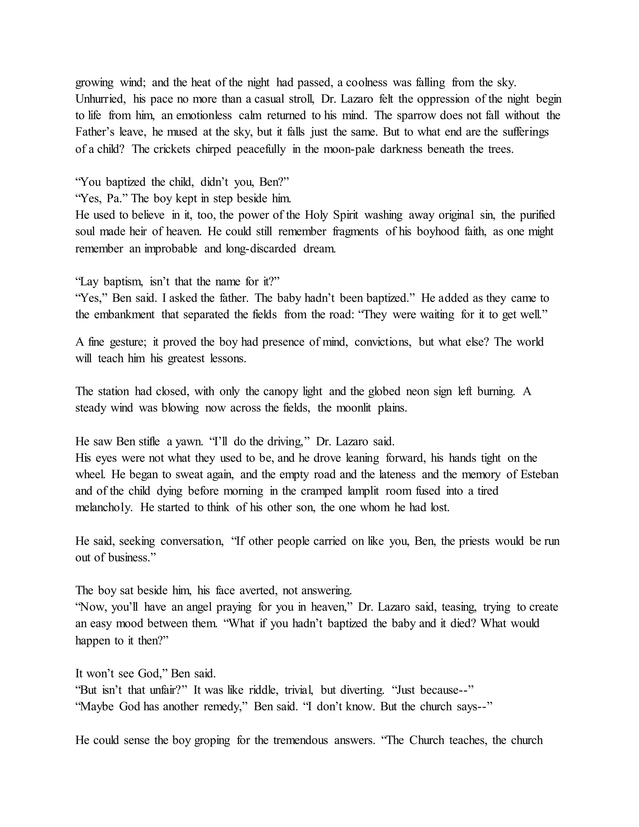 Faith, Love, Time and Dr. Lazaro (Full Story) | DOCX