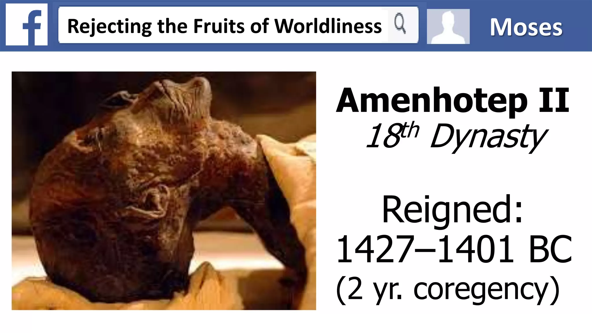 Faith of Moses | PPTX