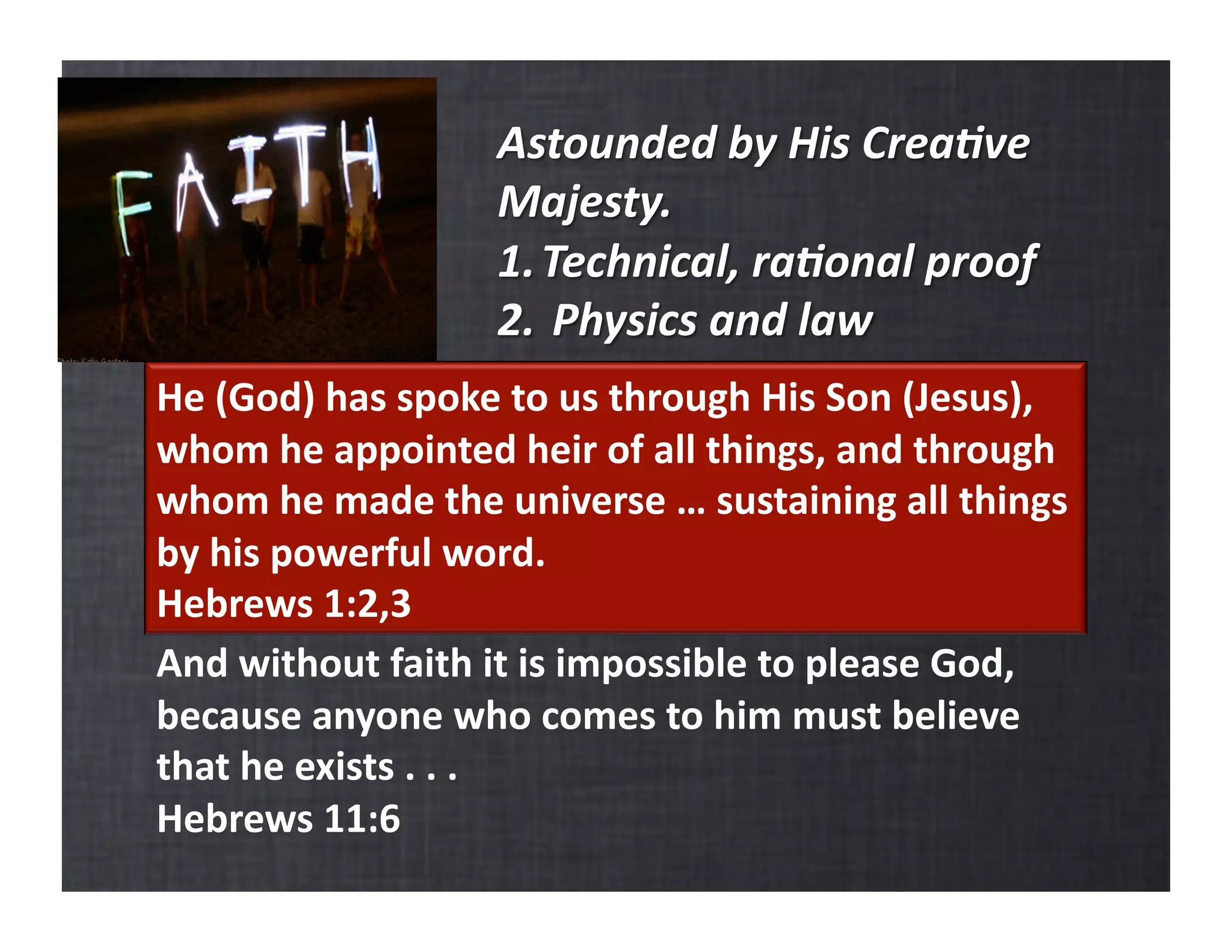 Faith Pleases God Sermon Slides | PDF
