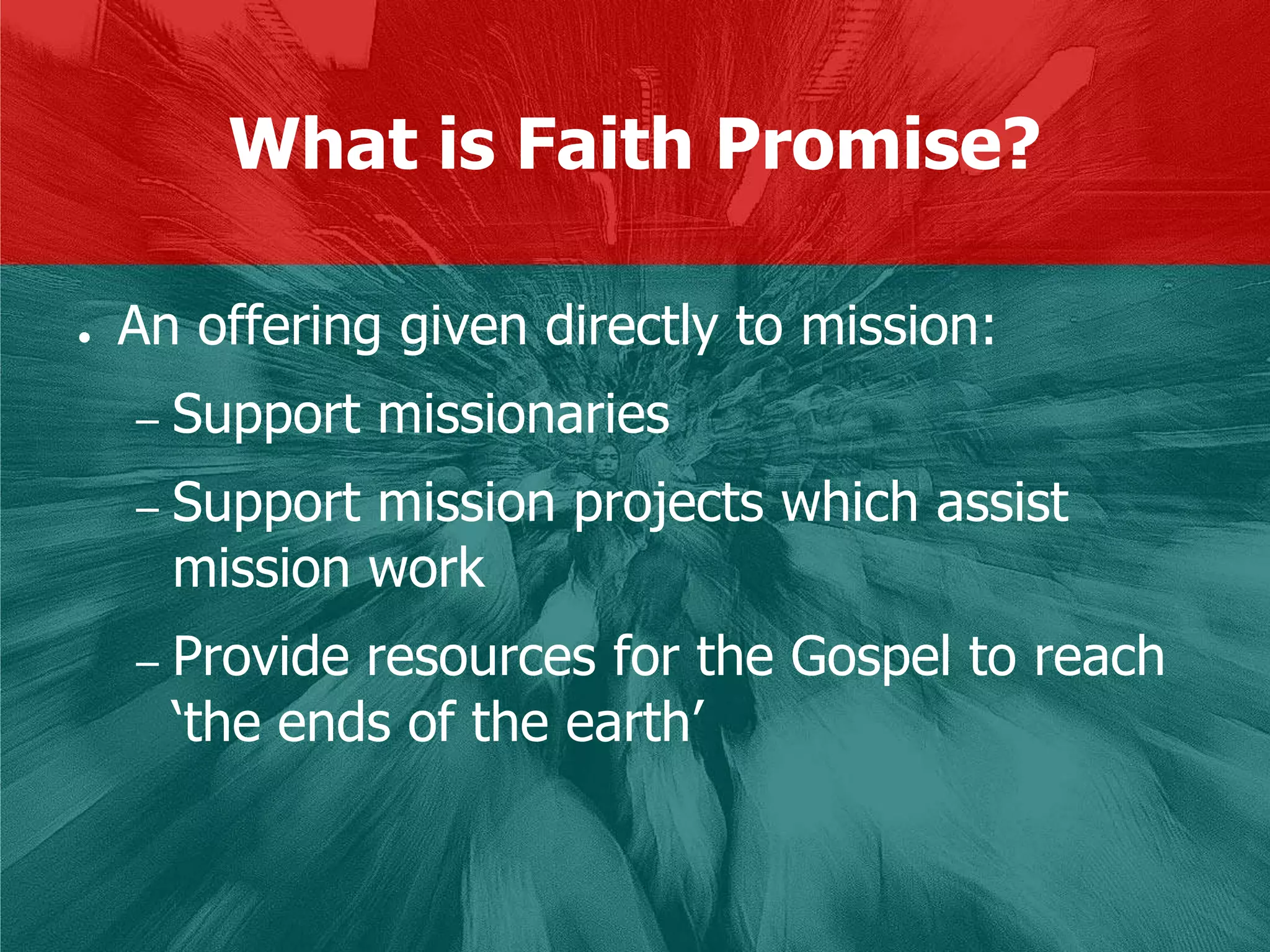 Faith Promise Principles | PPTX