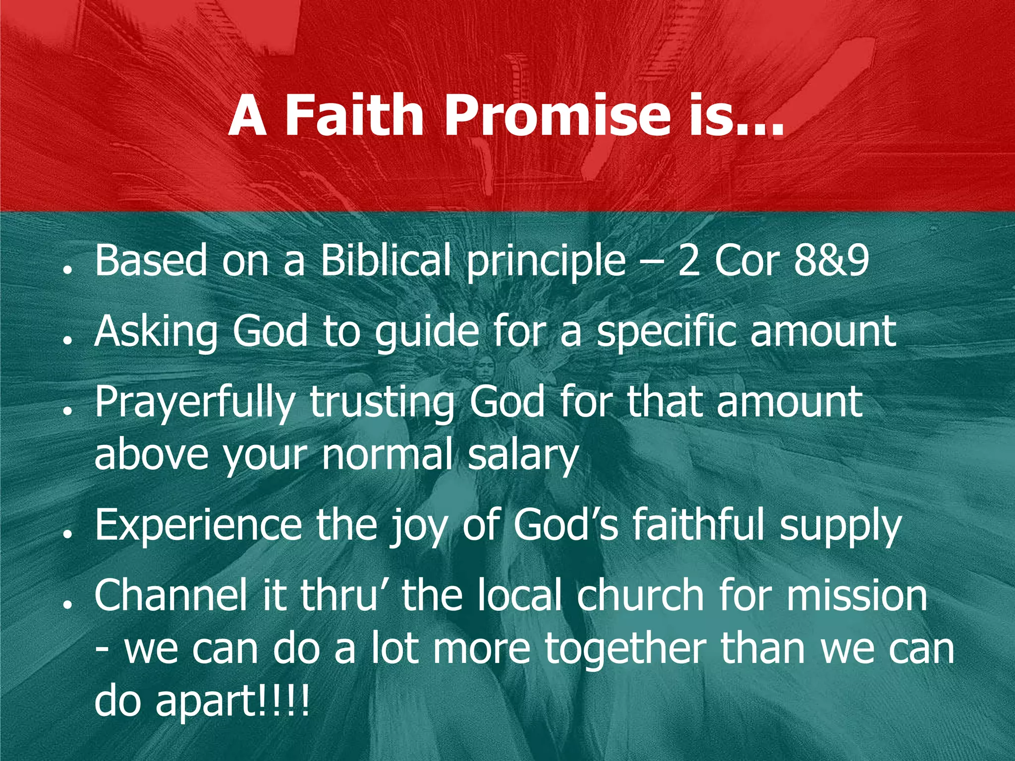 Faith Promise Principles | PPTX