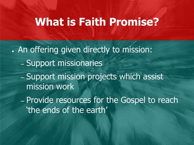 Faith Promise Principles | PPTX
