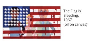 Faith Ringgold and flags - art lesson powerpoint | PPTX