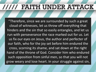 Faith Under Attack Power Point | PPTX