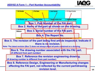 FIRST ARTICLE INSPECTION | PPT