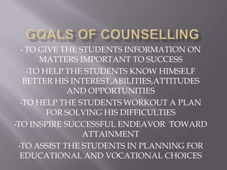 goals of counselling | PPTX