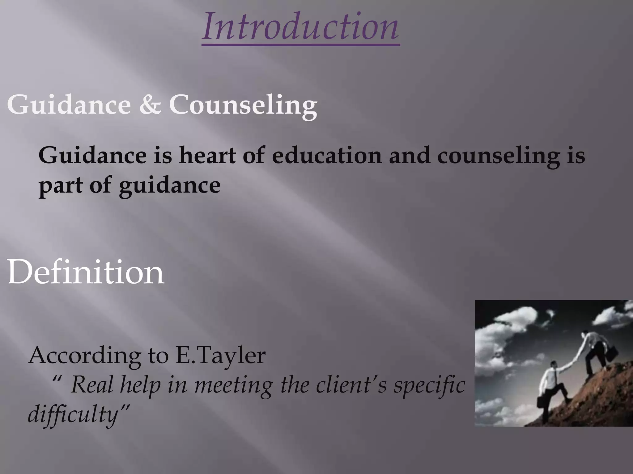 goals of counselling | PPTX