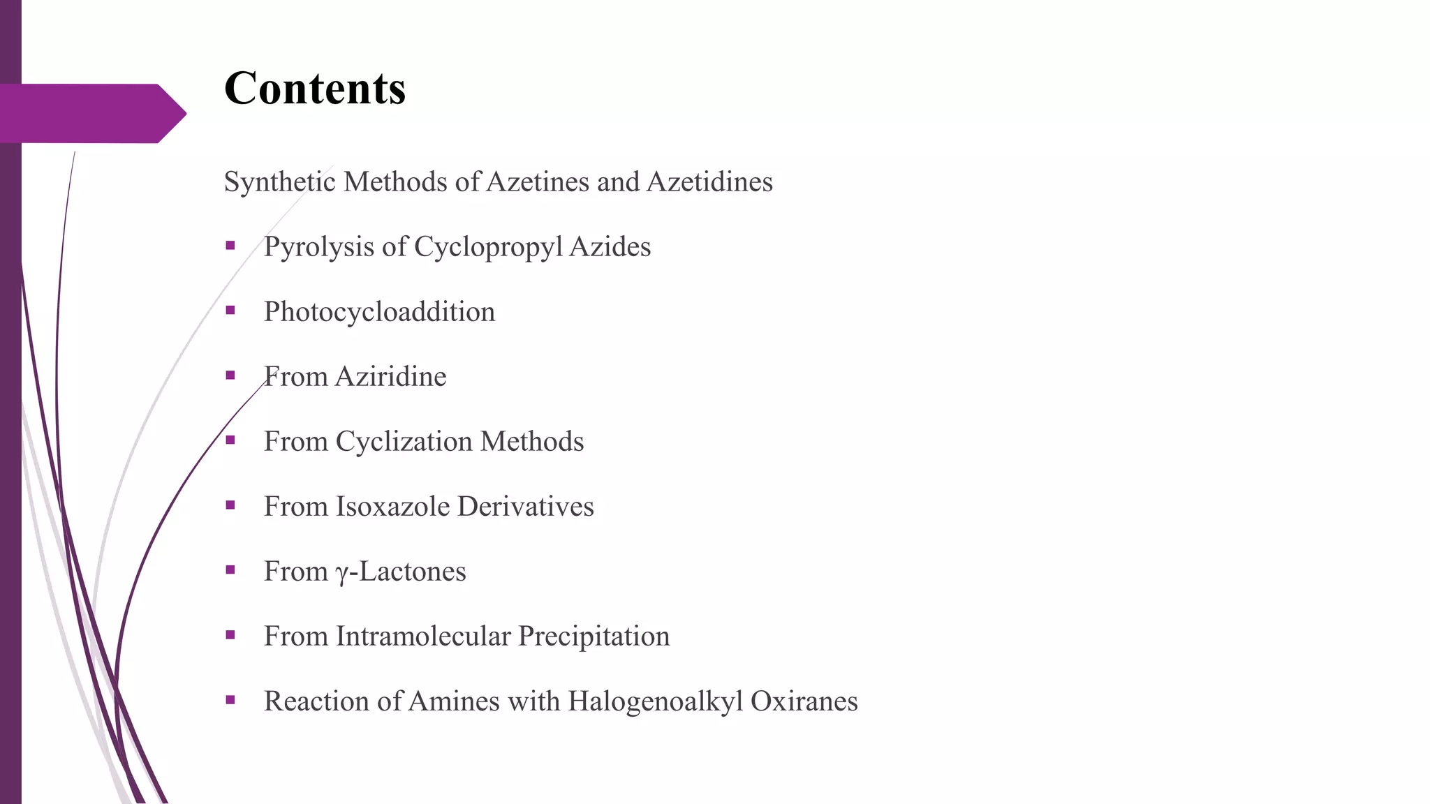 synthesis of azetidine .pptx