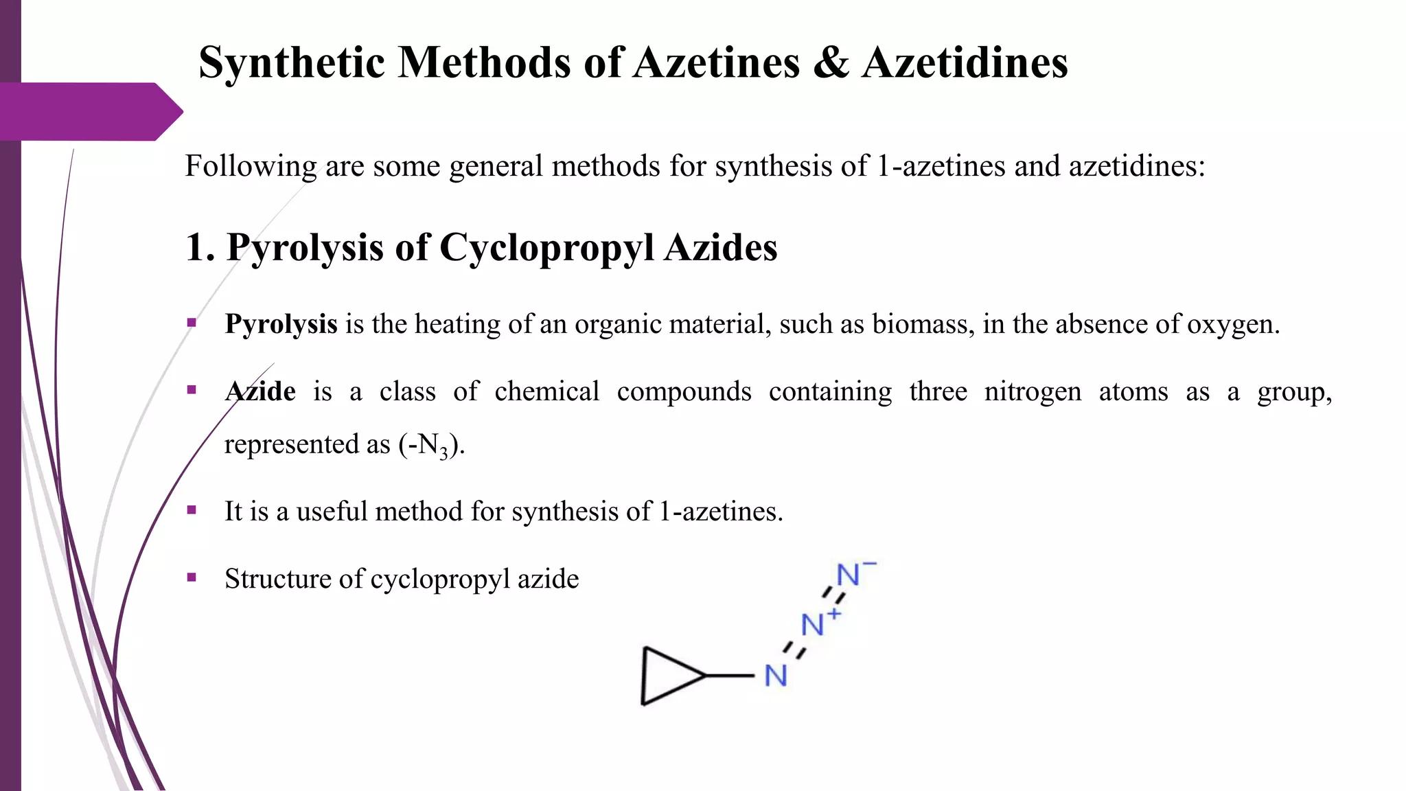 synthesis of azetidine .pptx