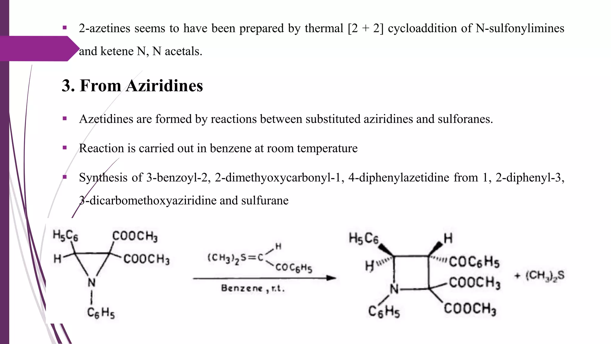 synthesis of azetidine .pptx