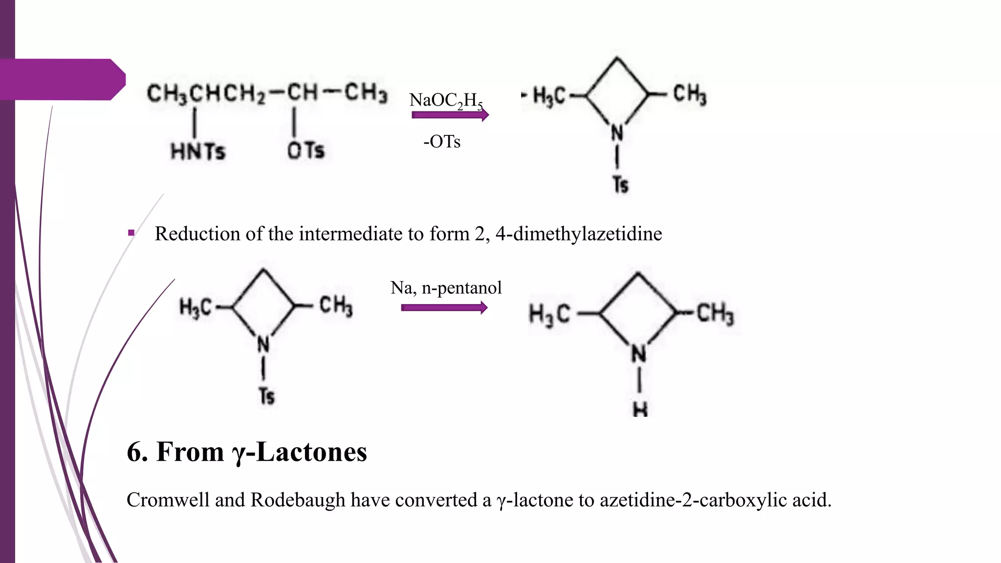 synthesis of azetidine .pptx
