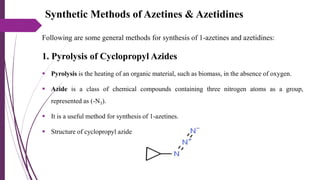 synthesis of azetidine .pptx
