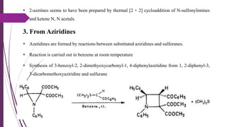 synthesis of azetidine .pptx