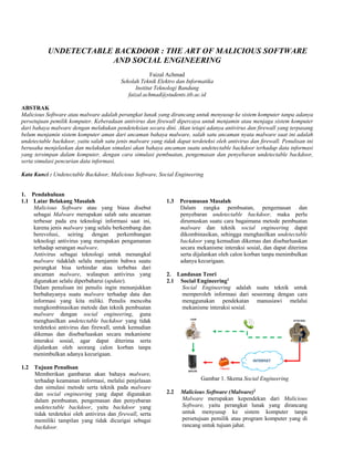 Undetectable Backdoor: The Art of Malicious Software and Social ...