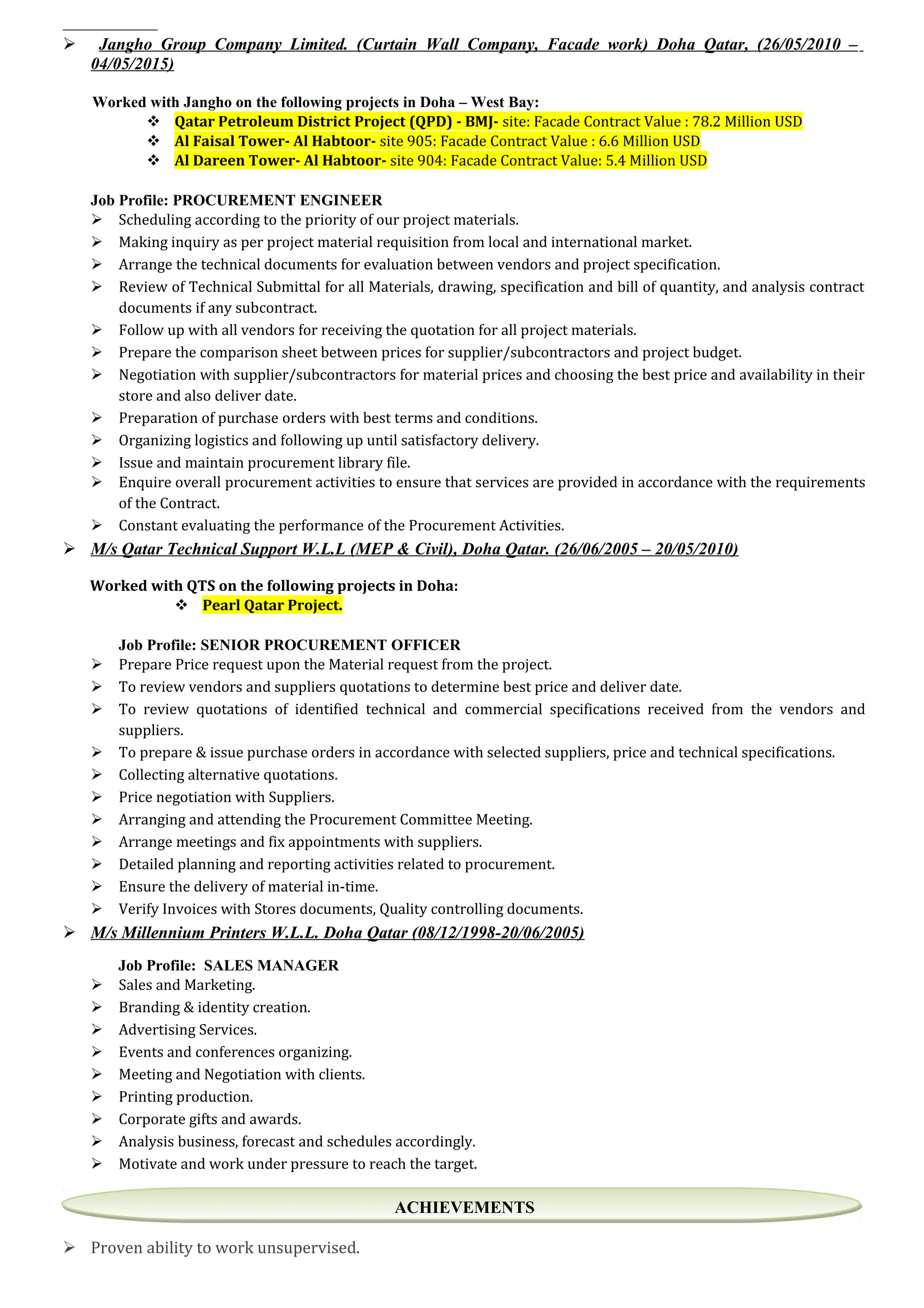 Faizal c v (en) | PDF