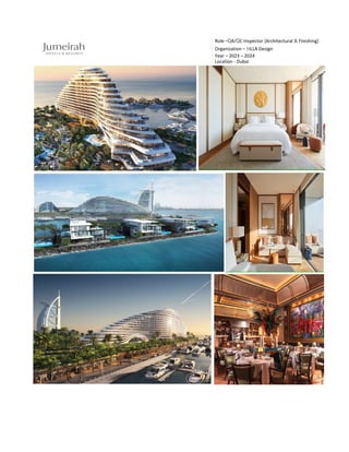 Faizal E Ayyoob - Architectural and Finishing QA/QC Inspector for high end luxury hospitality ...