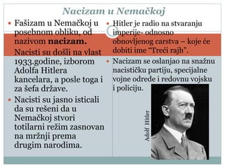 Fašizam i nacizam | PPTX