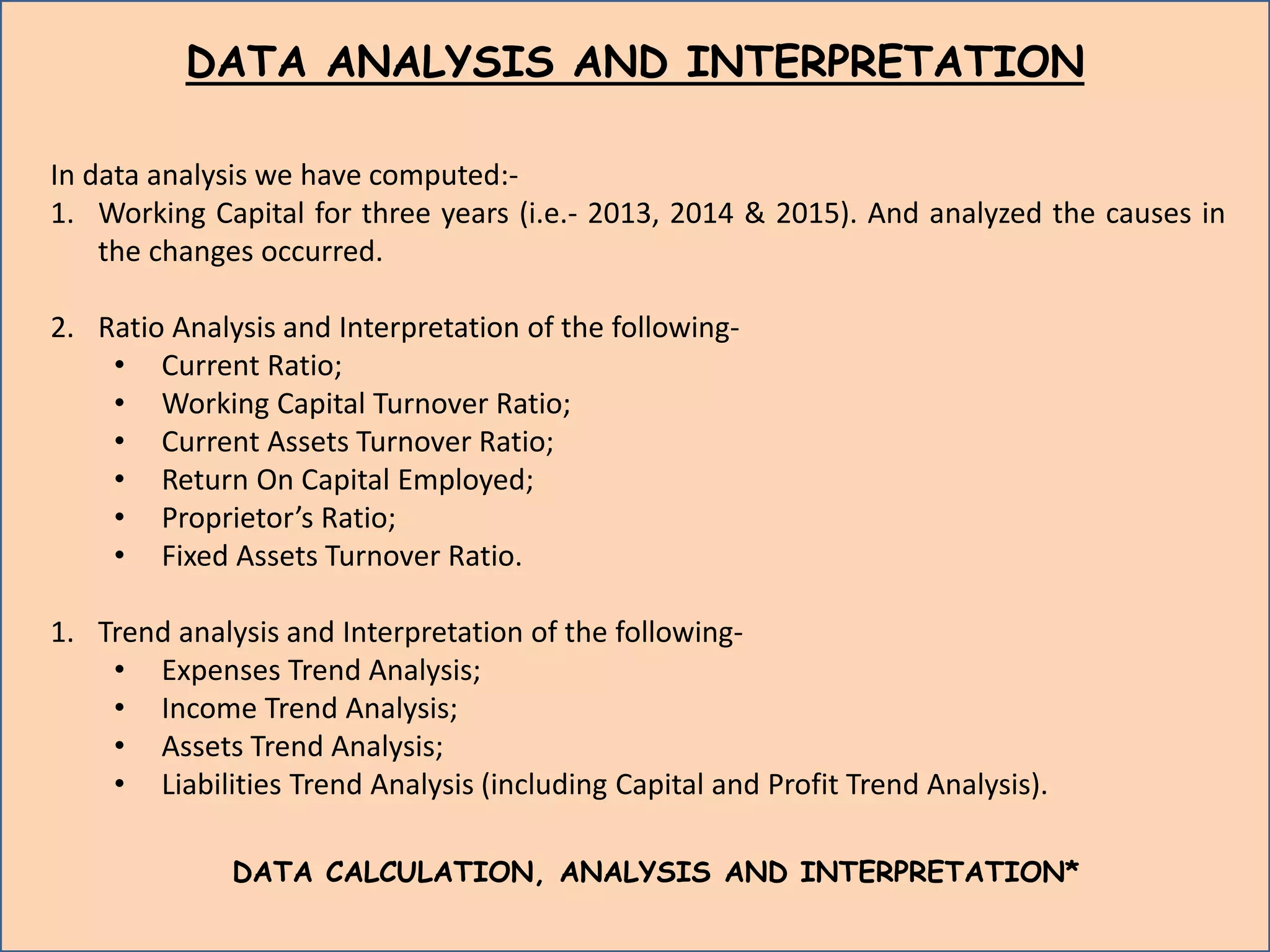 financial statement and trend analysis | PPTX