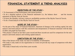 financial statement and trend analysis | PPTX