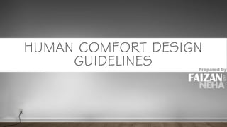 HUMAN COMFORT - BULDING SERVICES | PDF
