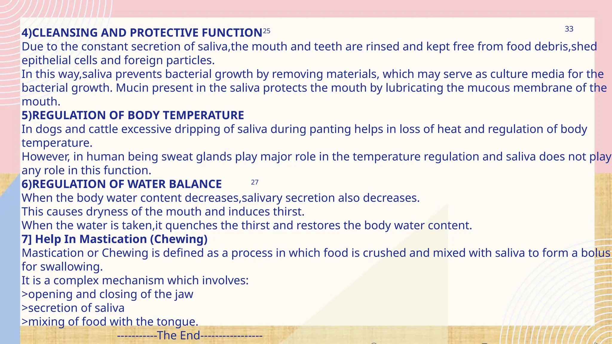 Composition and function of salivary glands | PPTX